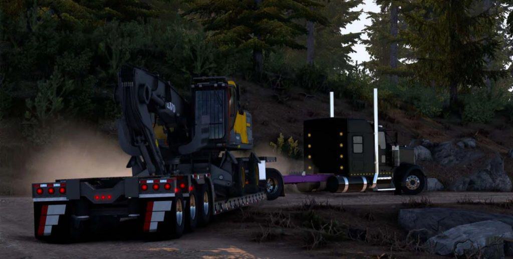 Fontaine Lowboy Renegade 1 (3) - American Truck Simulator mod | ATS mod