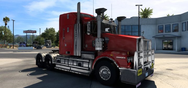 CTTM Kenworth W900L Flatglass v1.49 | American Truck Simulator Mod
