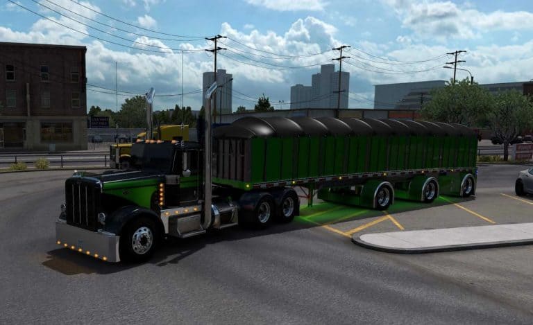 MAC Flat Bed Custom v1.50 | American Truck Simulator Mod