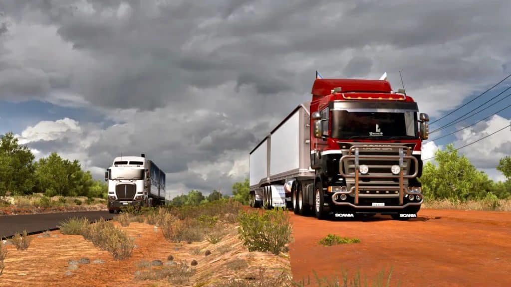 NEW AUSTRALIAN OUTBACK MAP V5.1 FOR ATS 1.50 | American Truck Simulator Mod