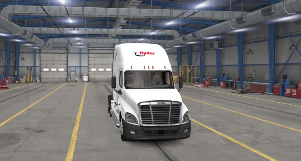 Ruda Cascadia Ryder Skin 1 (2) - American Truck Simulator mod | ATS mod