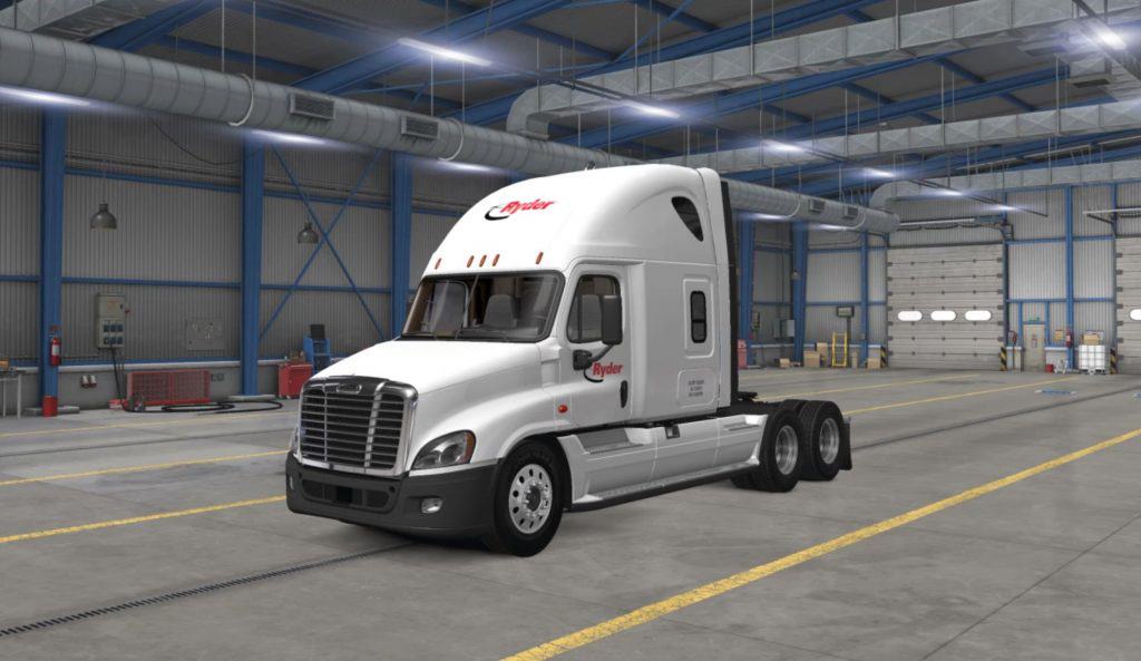Ruda Cascadia Ryder Skin 1.50 | American Truck Simulator Mod