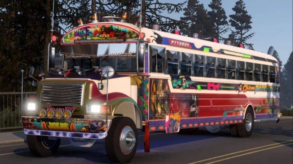 Diablo Rojo Thomas Panama Bus 1.50 | American Truck Simulator Mod