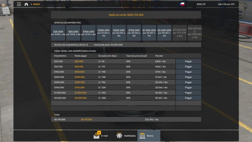 RODONITCHO MODS BANK'S ATS 1.0 1.50 | American Truck Simulator Mod