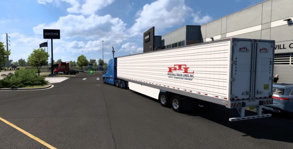 Scs Trailer 53 Skin PTL 1x | American Truck Simulator Mod
