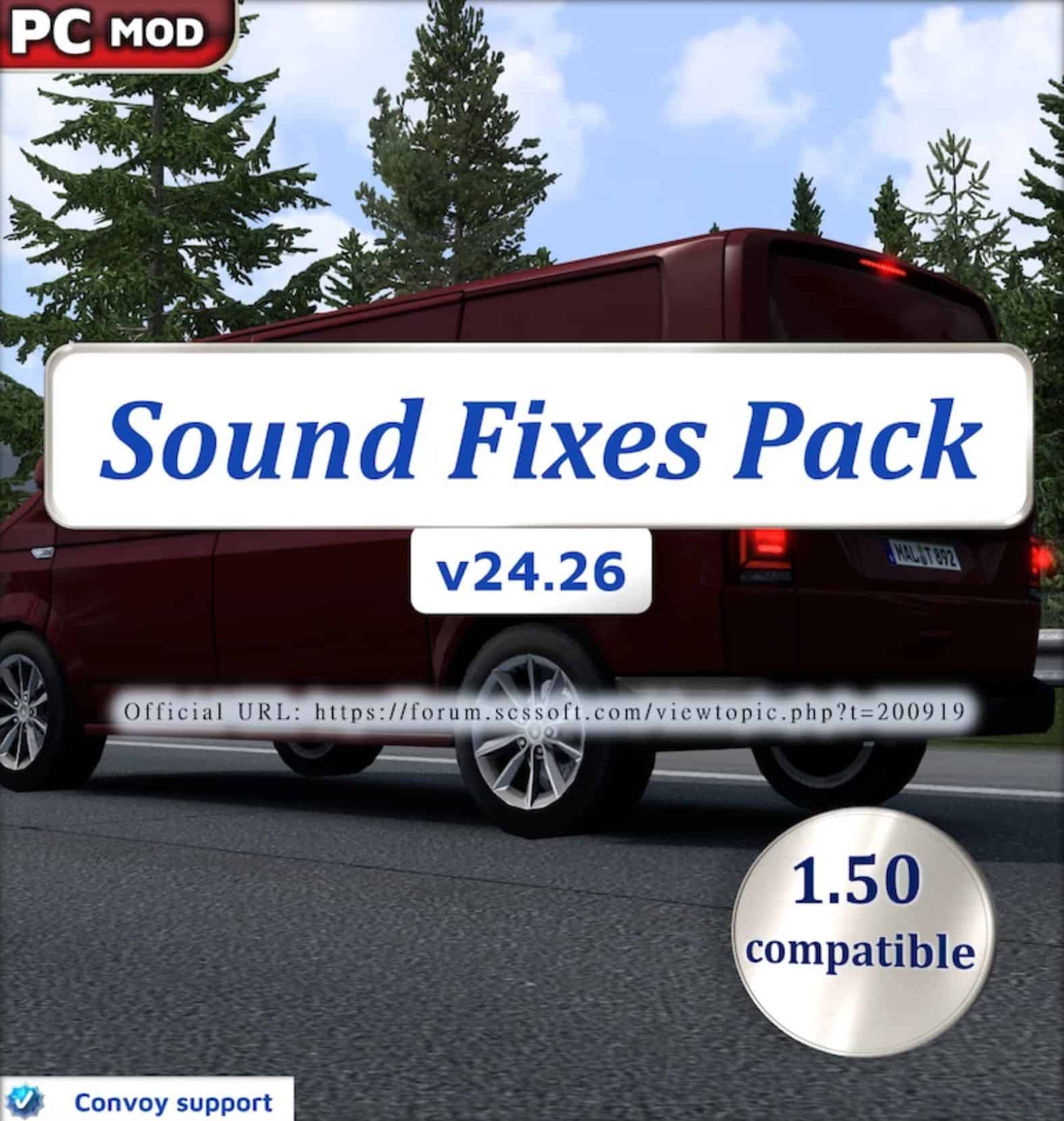 Sound Fixes Pack v24.26 - American Truck Simulator mod | ATS mod