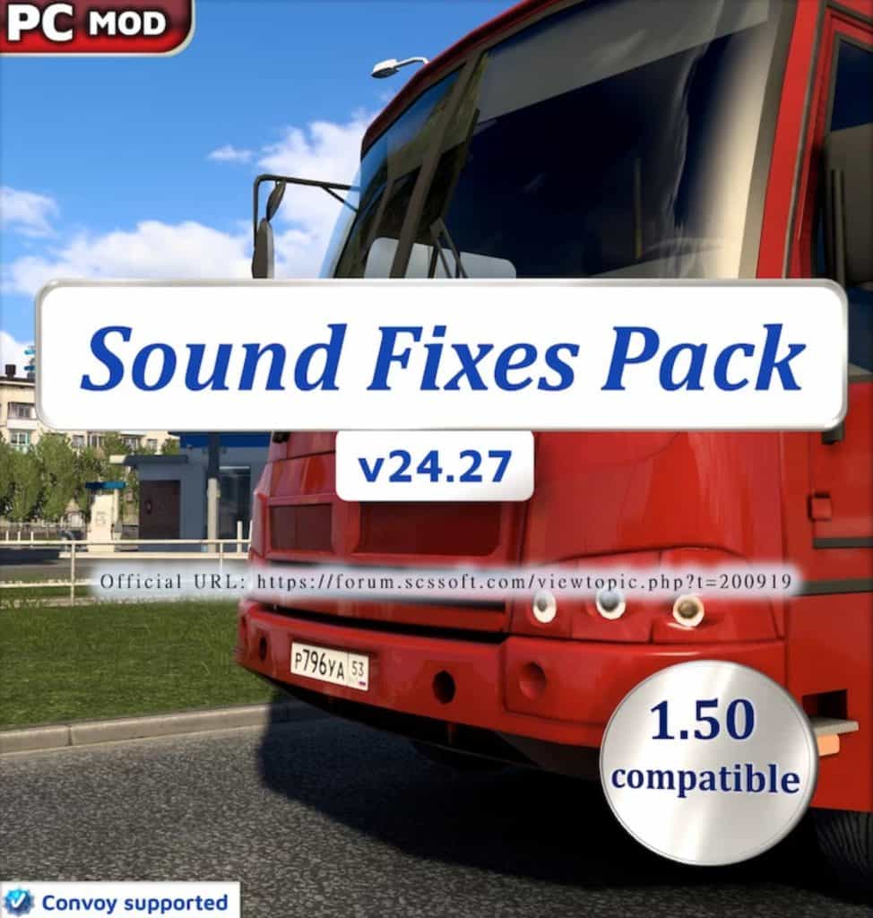 Sound Fixes Pack v24.27 | American Truck Simulator Mod
