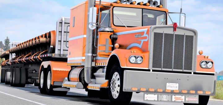 Kenworth W900B Long Truck v. 1 for ATS (1.5) | American Truck Simulator Mod