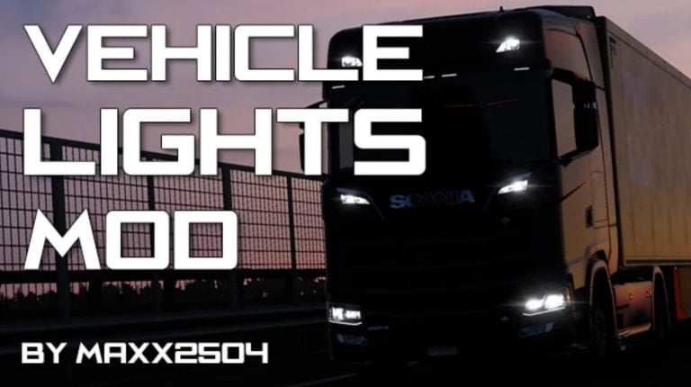 Vehicle Lights Mod for ATS v1.0 | American Truck Simulator Mod