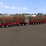 ARCTIC LOGGING TRAILERS v6.3 ATS 1.50-1.51.x | American Truck Simulator Mod