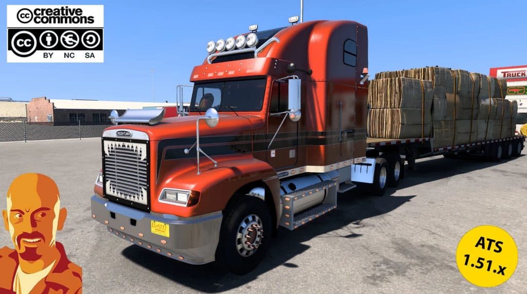 FREIGHTLINER FLD v1.1 ATS 1.51.x | American Truck Simulator Mod