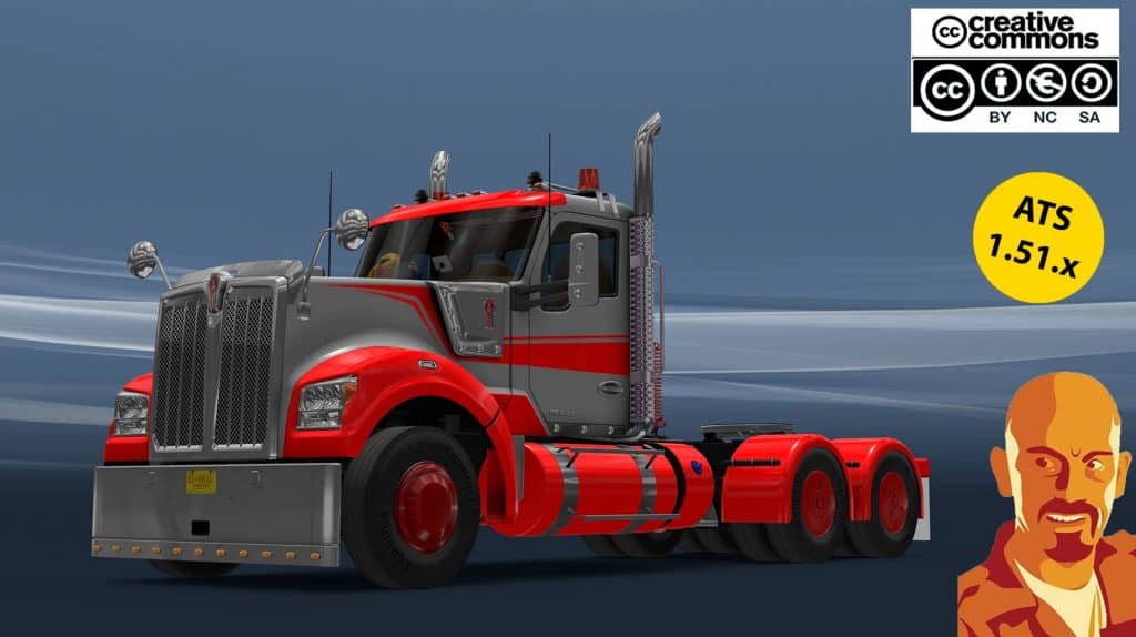 KENWORTH W990 v1.0 ATS 1.50-1.51.x | American Truck Simulator Mod