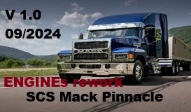 Realistic engines Mack Pinnacle 2024 V1.0 ATS 1.51 | American Truck ...