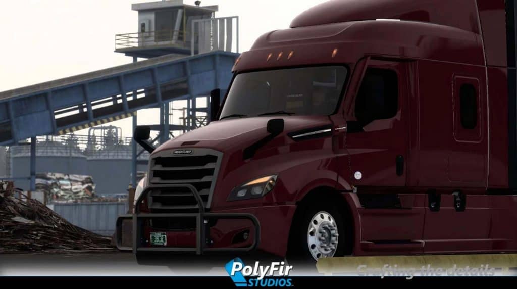 The Freightliner Cascadia Enhanced v1.4.1 | American Truck Simulator Mod
