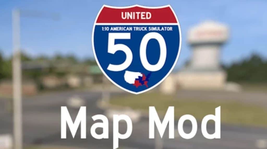 50 United Map File v3.1 | American Truck Simulator Mod