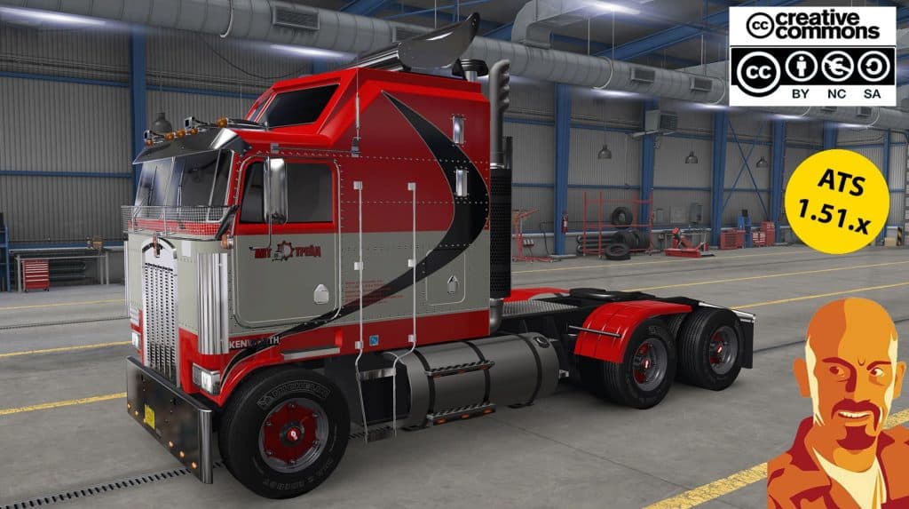 KENWORTH K100 v6.1 ATS 1.51 (3) - American Truck Simulator mod | ATS mod