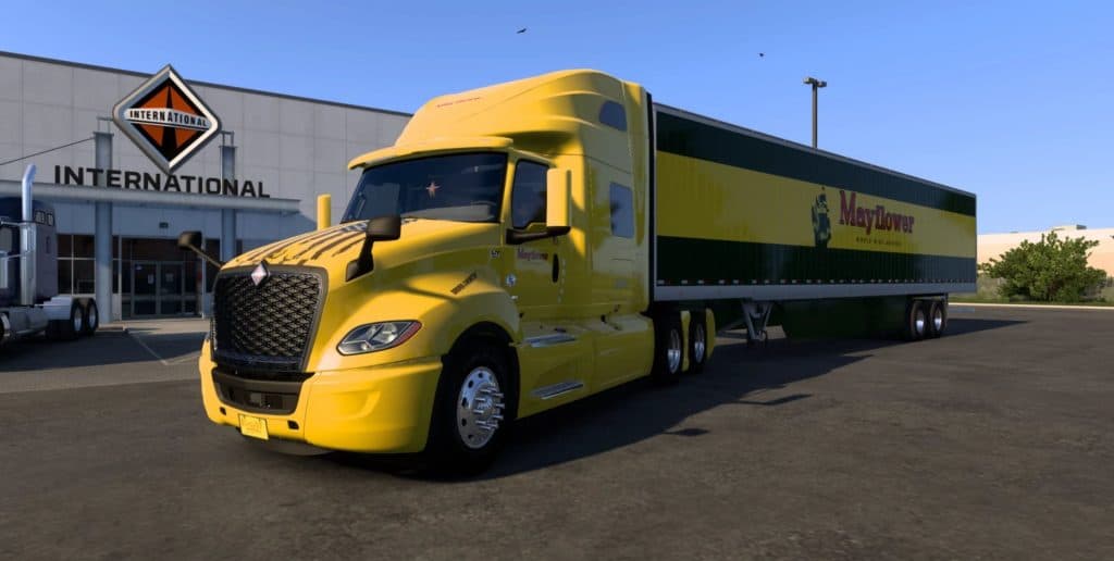 LT Skin sky Ryse Cab My Flower 1 (1) - American Truck Simulator mod ...
