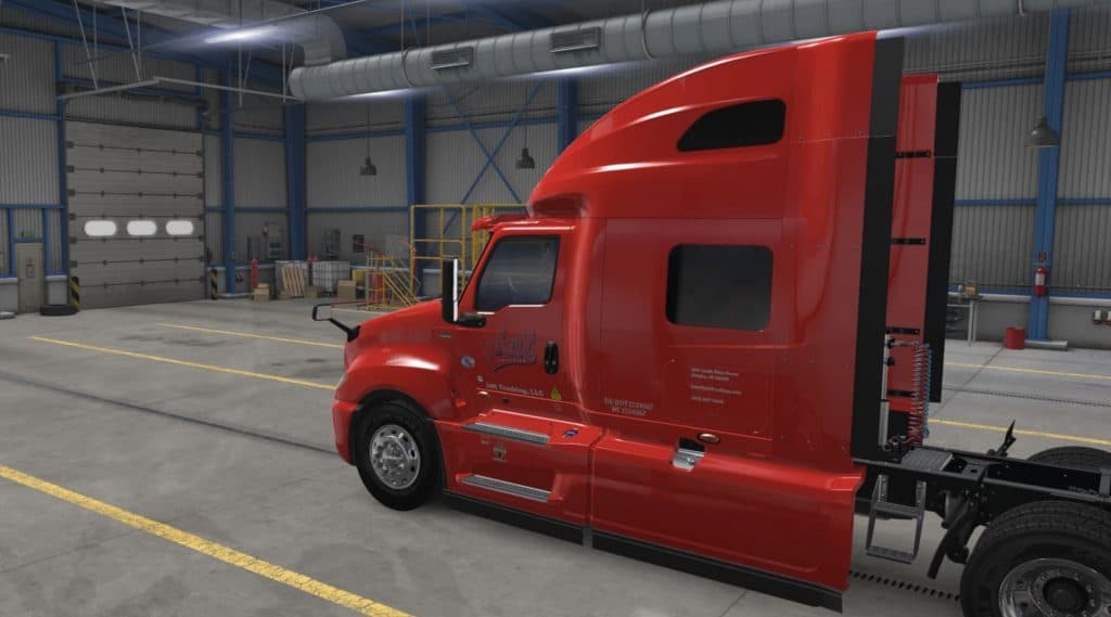 LT Skyrise Sleeper Jett Skin 1 (2) - American Truck Simulator mod | ATS mod