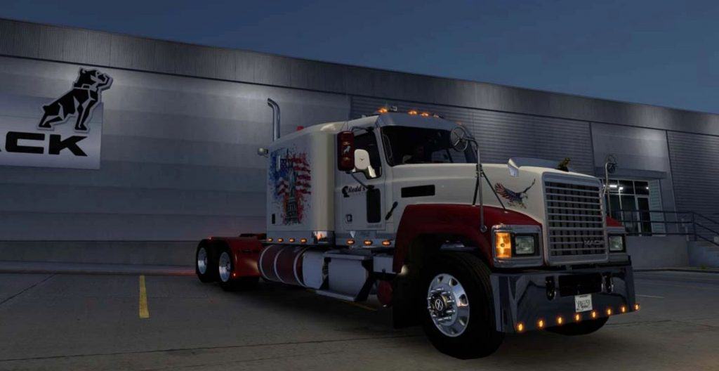 MACK CHU613 Truck v2.6 1 (3) - American Truck Simulator mod | ATS mod
