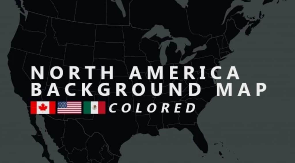 North America Background Map Colored v1 (2) - American Truck Simulator ...