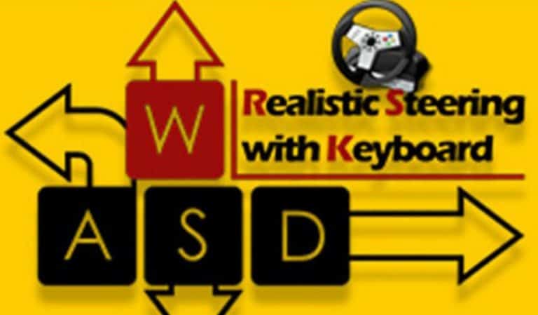 Realistic Steering with Keyboard 3.1.12 | American Truck Simulator Mod