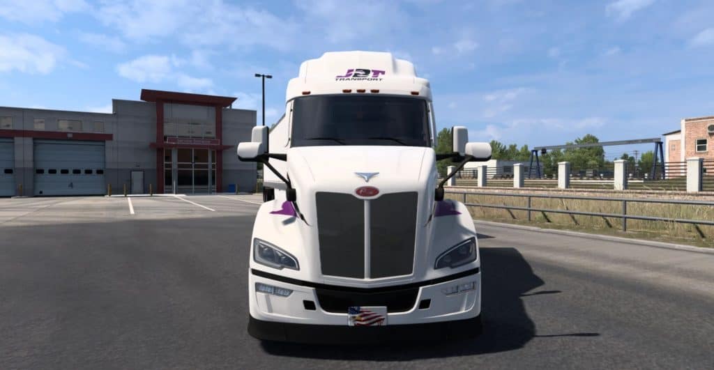 Ruda 579 JBT Skin white 1 (1) - American Truck Simulator mod | ATS mod