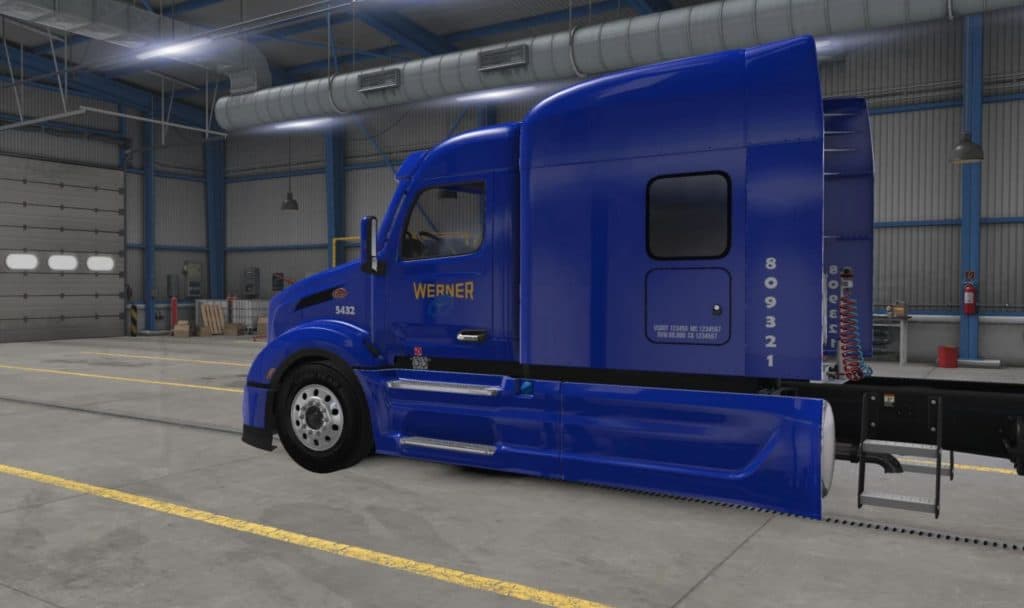 Ruda 579pete Werner Skin 1 (2) - American Truck Simulator mod | ATS mod