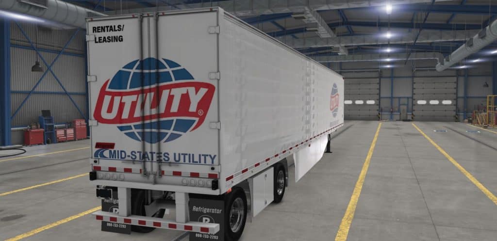 Ruda Ref utility Skin 1 (2) - American Truck Simulator mod | ATS mod