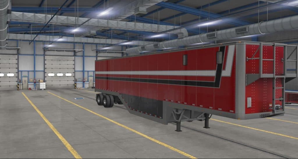 SCS Chip Van Trailer Skin 1 (1) - American Truck Simulator mod | ATS mod
