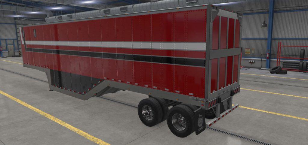 SCS Chip Van Trailer Skin 1 (2) - American Truck Simulator mod | ATS mod
