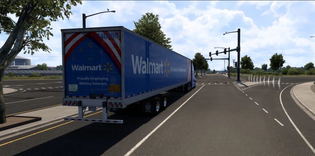 SCS Trailer 53 Walmart Skin Blue 1 (3) - American Truck Simulator mod ...