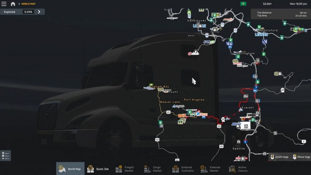 Washington EXTENDED Fix v1.0 (4) - American Truck Simulator mod | ATS mod