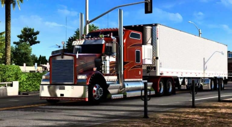 Custom Kenworth W900b v1 (2) - American Truck Simulator mod | ATS mod
