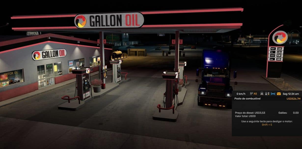 DIESEL PRICE ATS 18 12 2024 v1.0 1 (3) - American Truck Simulator mod | ATS mod