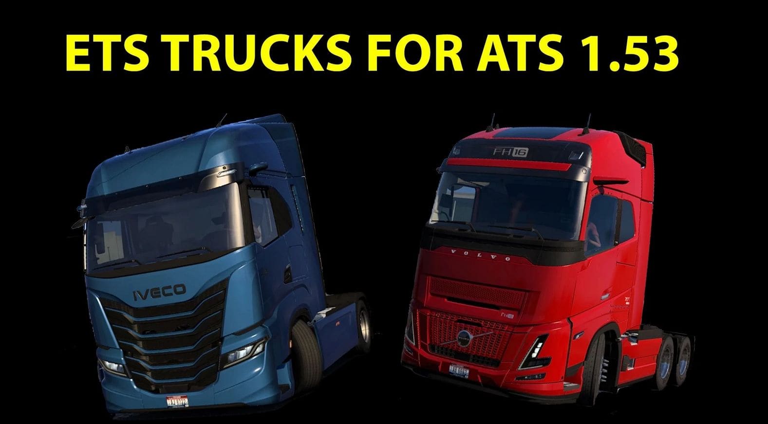 ETS TRUCKS FOR ATS 1.53.2.1 - American Truck Simulator mod | ATS mod