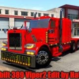 Haterbilt 389 Truck v4.8.1 | American Truck Simulator Mod