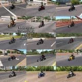 Motorcycle Traffic Pack (ATS) v6.5.7 | American Truck Simulator Mod