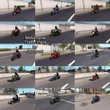 Motorcycle Traffic Pack (ATS) v6.5.7 | American Truck Simulator Mod