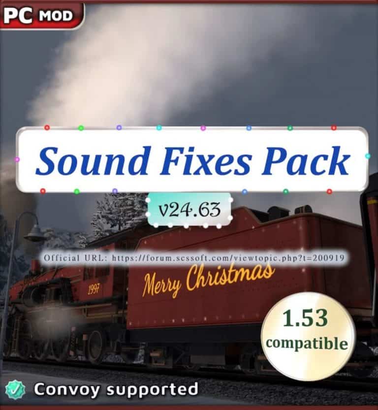 Sound Fixes Pack v24.63 | American Truck Simulator Mod