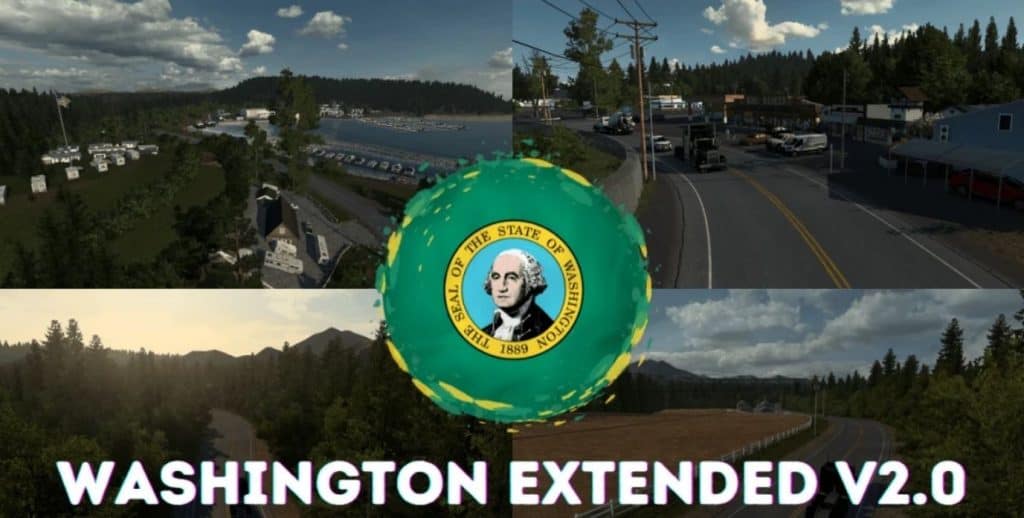 Washington EXTENDED v2.0 (2) - American Truck Simulator mod | ATS mod