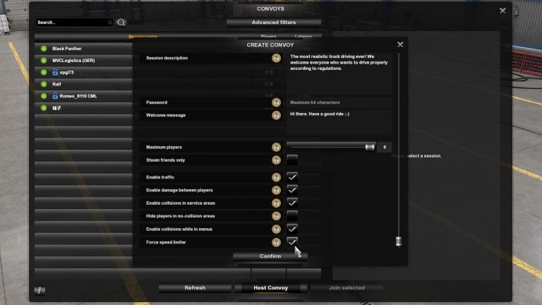 American Truck Simulator Multiplayer | ATS Convoy Multiplayer
