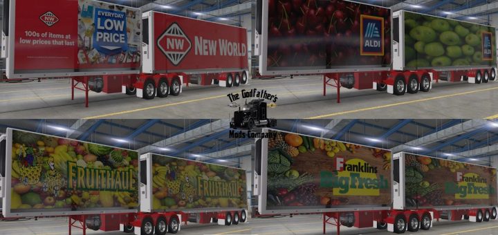 ATS Trailer Skins Mods | American Truck Simulator Trailer Skin Mod