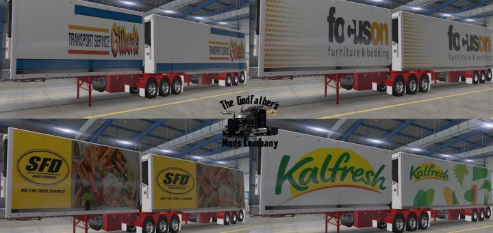 ATS Trailer Skins Mods | American Truck Simulator Trailer Skin Mod