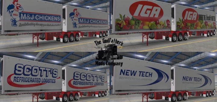ATS Trailer Skins Mods | American Truck Simulator Trailer Skin Mod