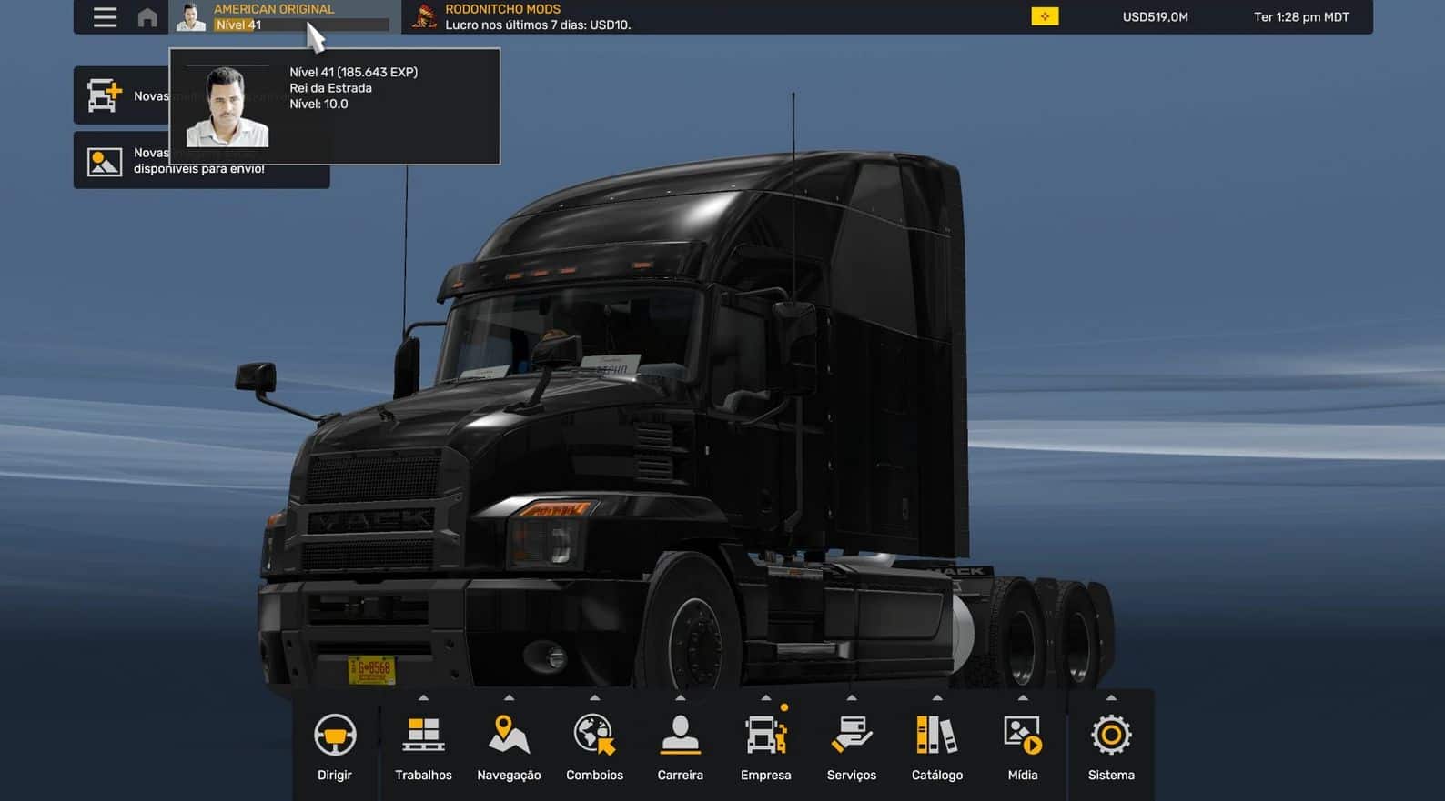 PROFILE ATS 1.54.0.55S 14 03 2025 v1.0 1.54 | American Truck Simulator Mod