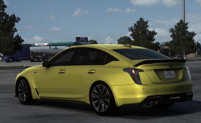 Cadillac CT5-V Black Wing 2022 V1.8 1 (3) - American Truck Simulator mod | ATS mod