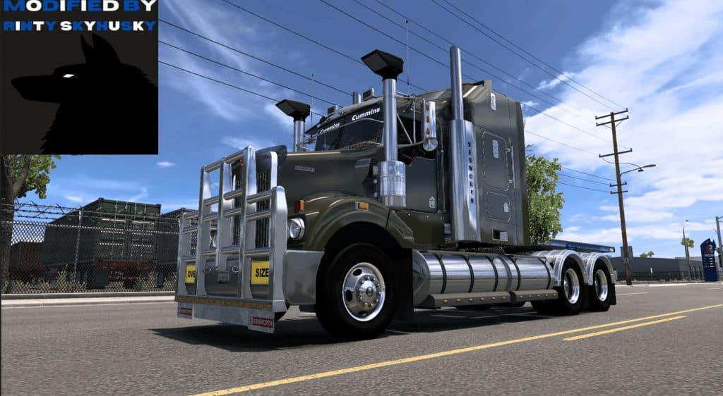 Kenworth T408 SAR (SWR-Made) v2.5.5 | American Truck Simulator Mod