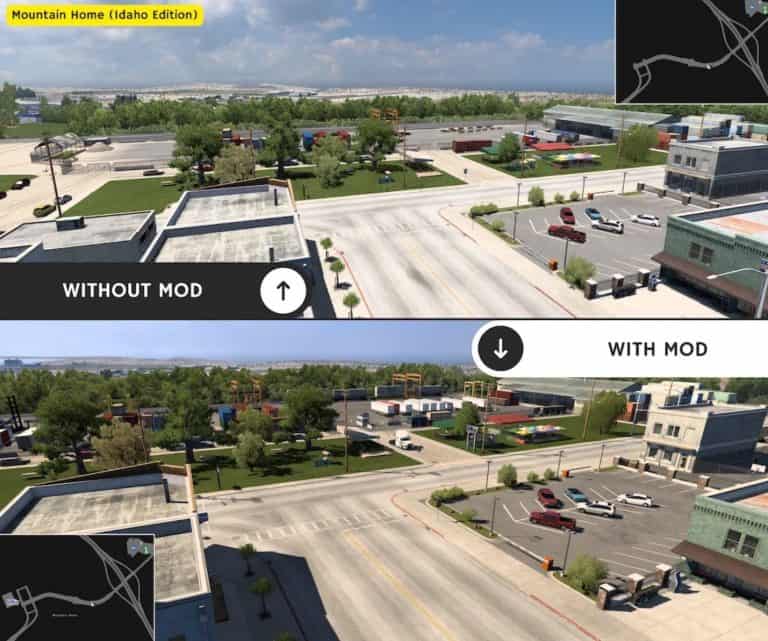 More American Cities (Idaho) v1.4 1 (3) - American Truck Simulator mod ...