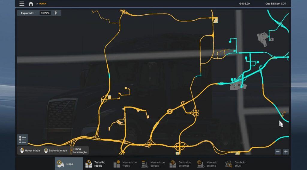 UNDISCOVERED MAP + ULTRA ZOOM ATS 18 07 2025 v1.0 1 (2) - American Truck Simulator mod | ATS mod