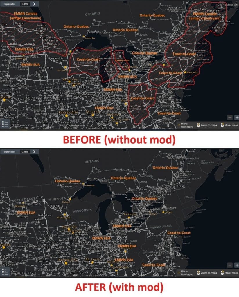 Remove Alpha Sectors 1.0 Beta | American Truck Simulator Mod